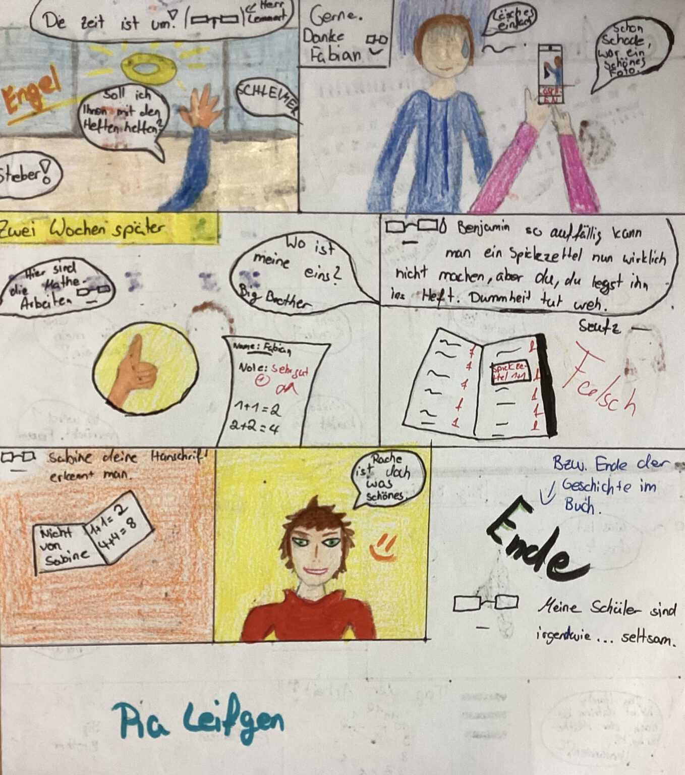 Kurzgeschichte meets Comic (Teil 1) - IGEL - Die Schülerzeitung