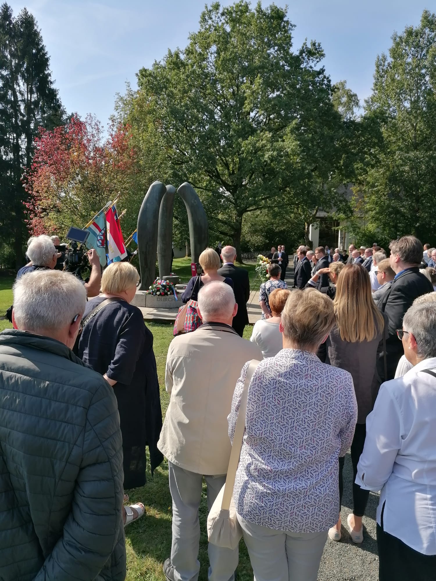Internationale Gedenkfeier am 16. September 2023 in der Gedenkstätte SS ...